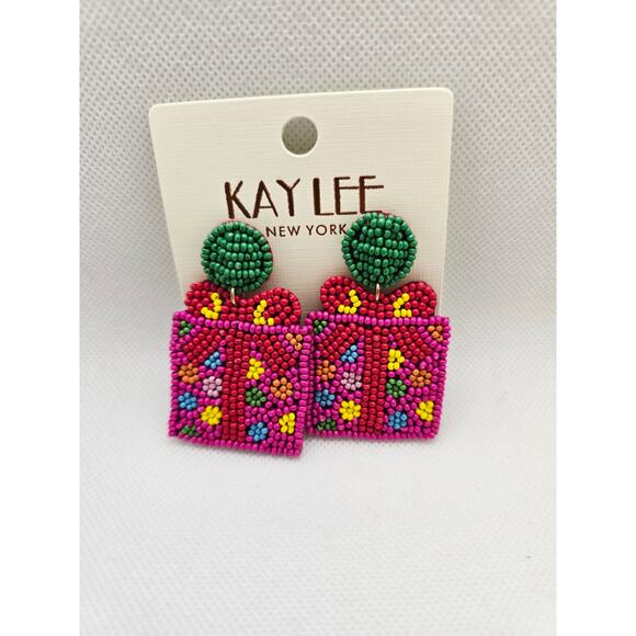 Kay Lee | Jewelry | Pick 3 For 5 Kay Lee Beaded Gift Box Earrings New ...